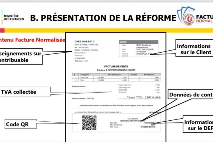 rdc_reforme_fiscale_la_facture_normalisee_officiellement_lancee_pht_ks ...